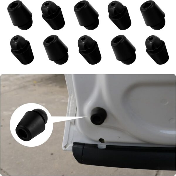 Car Door Shock Absorber Rubber Bumper Stopper Pads Universal Vehicle ...